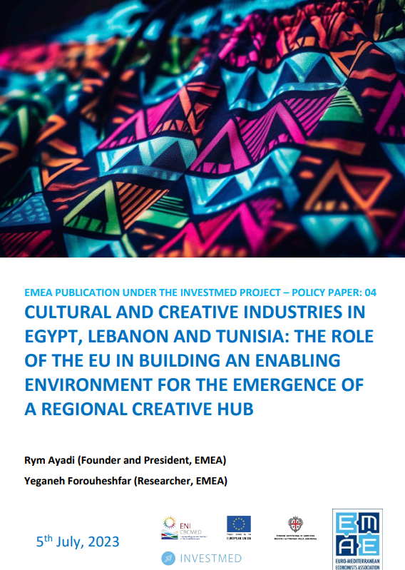 Cultural and Creative Industries in Egypt, Lebanon and Tunisia: the ...